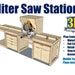 Miter Saw Station Build Plans Woodworking Plans Miter Saw - Etsy