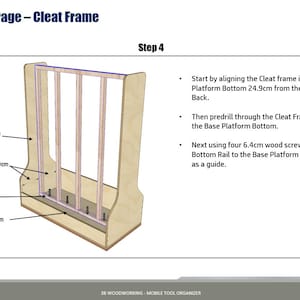 French Cleat Mobile Tool Organizer - Metric Build Plans | Digital Plans ...