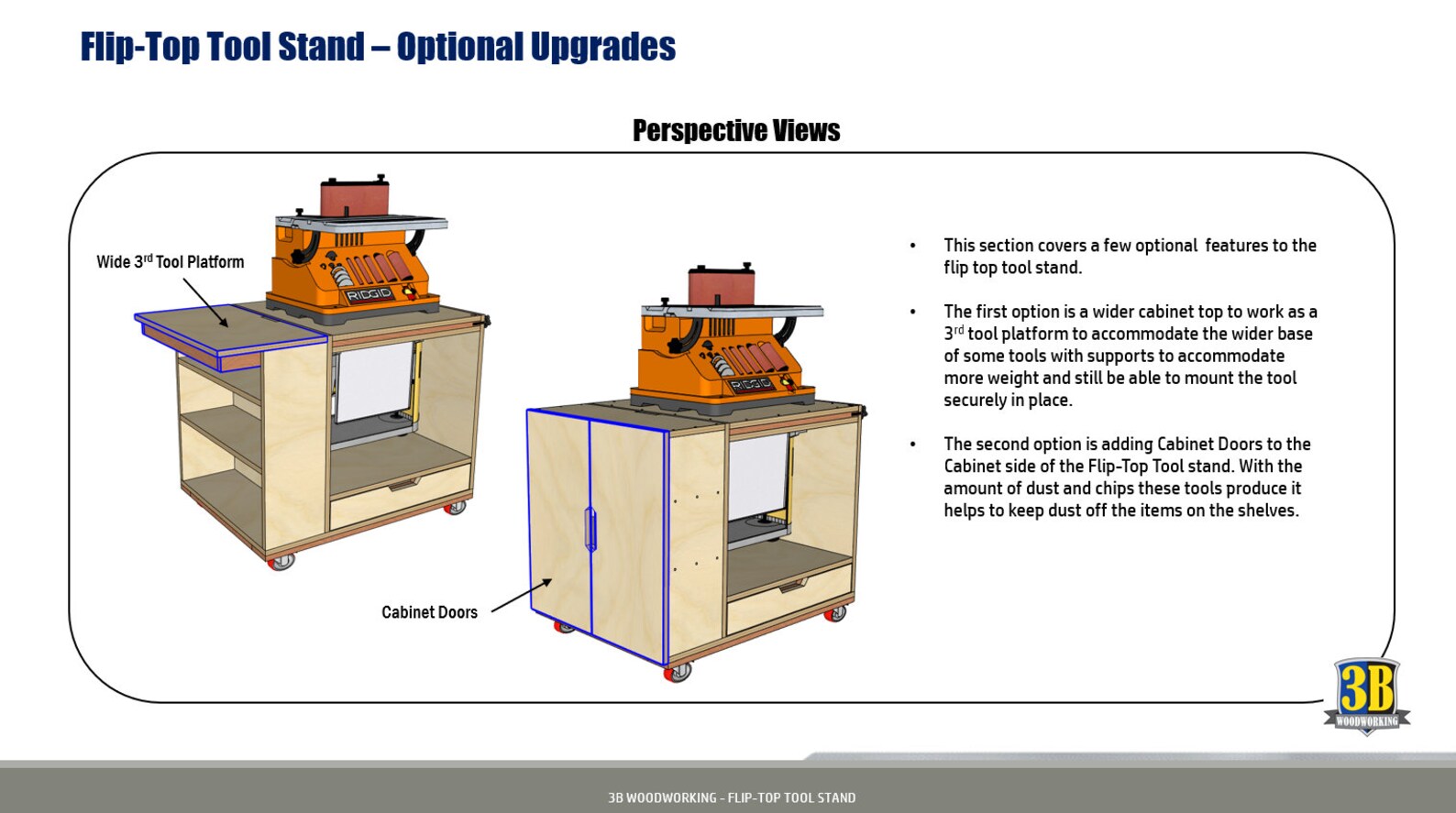 Flip Top Tool Stand Metric Build Plans: Woodworking DIY (digital ...