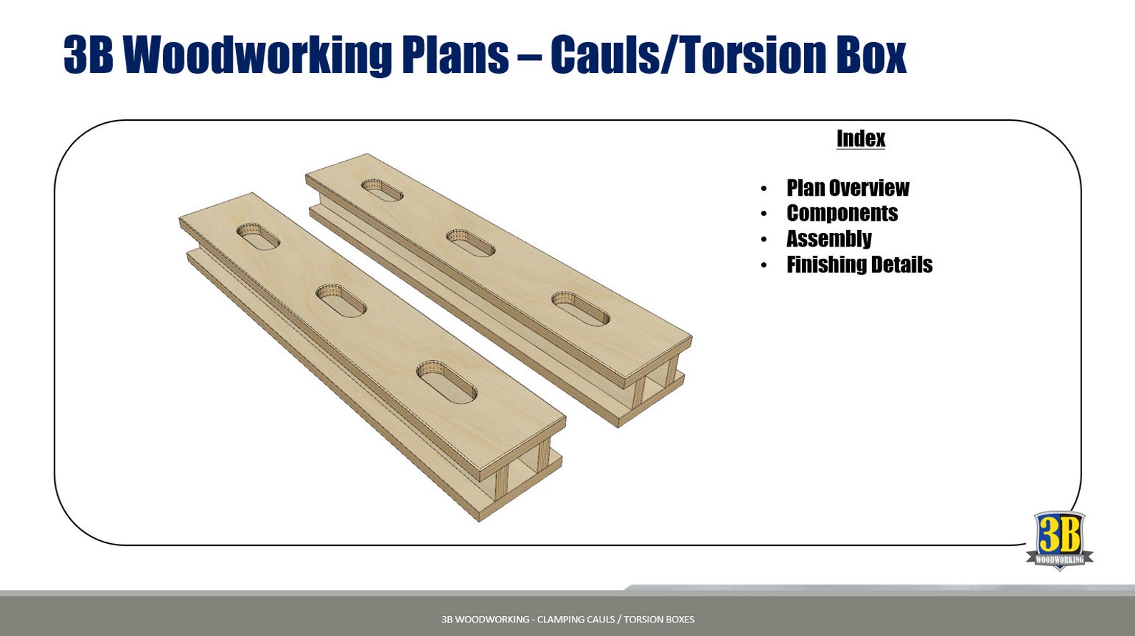 Torsion Boxes /clamping Cauls - Build Plans / Digital Download ...