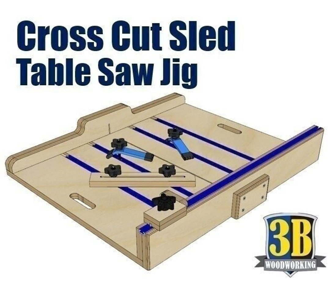 Crosscut Sled Plans Build Plans /table Saw Jig / Digital - Etsy UK
