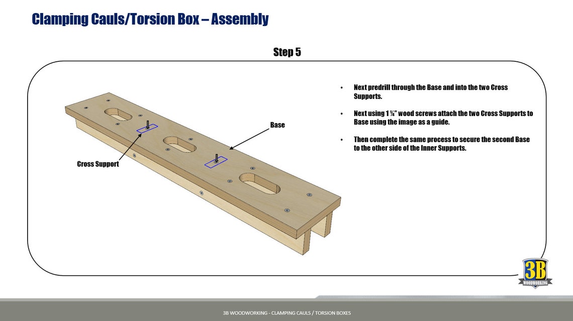 Torsion Boxes /clamping Cauls Build Plans / Digital Download - Etsy