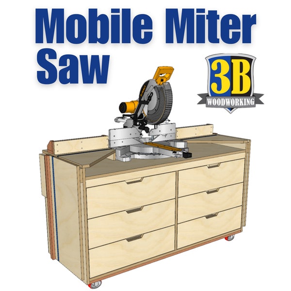 Miter Saw Station Plans - Etsy