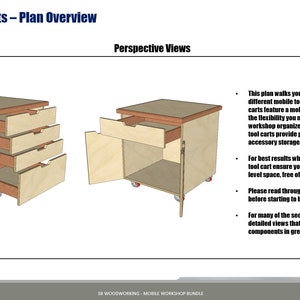 Mobile Workshop Bundle - Build Plans | Woodworking Plans - Etsy