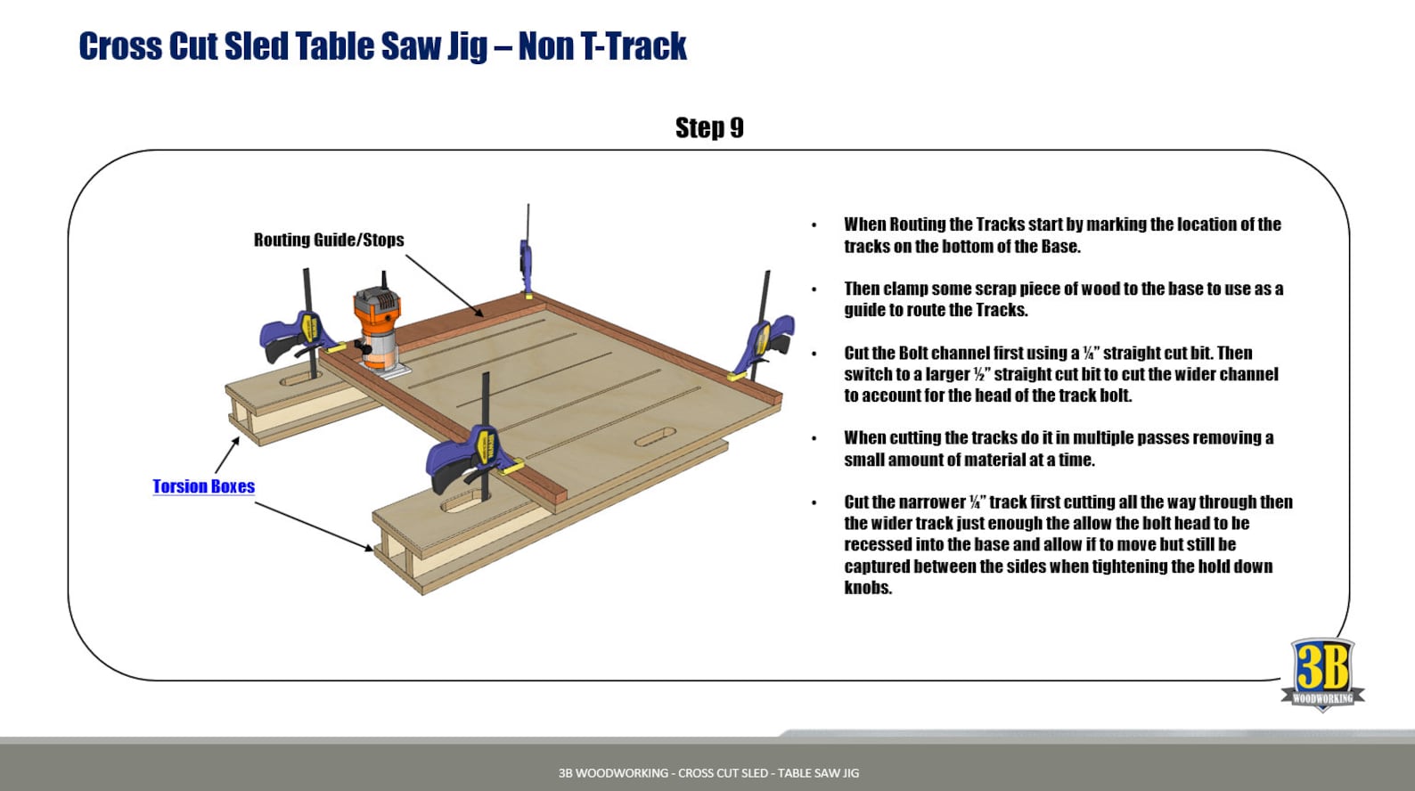 Crosscut Sled Woodworking Plans: Table Saw DIY (digital Download, CNC ...