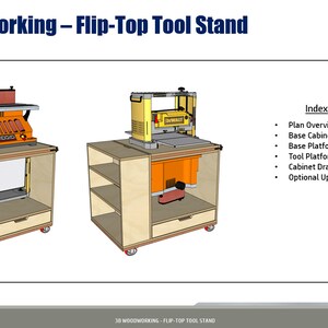 Flip Top Tool Stand Metric Build Plans: Woodworking DIY (digital ...