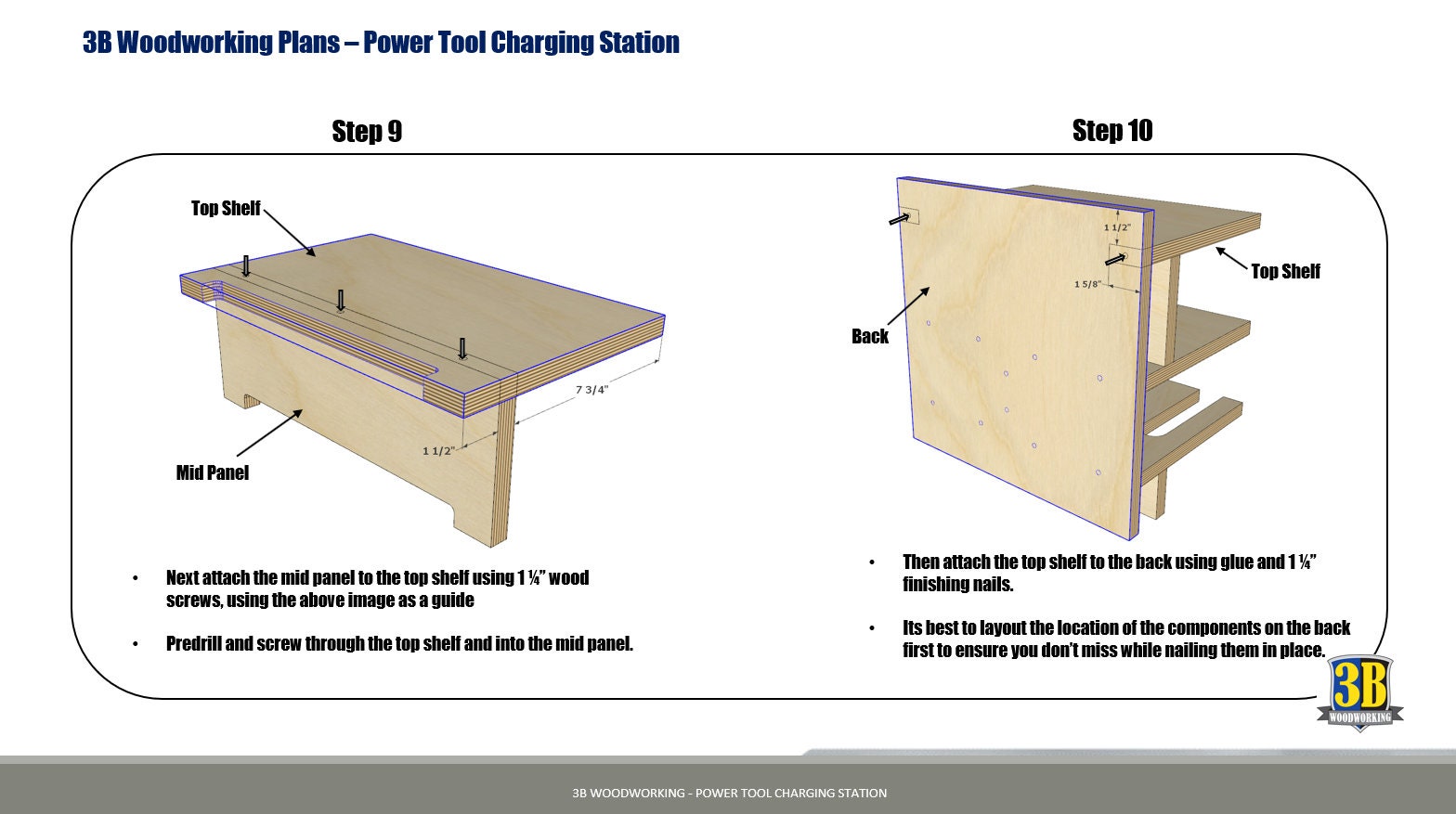 Power Tool Charging Station Build Plans: Cordless Drill Organizer (CNC ...
