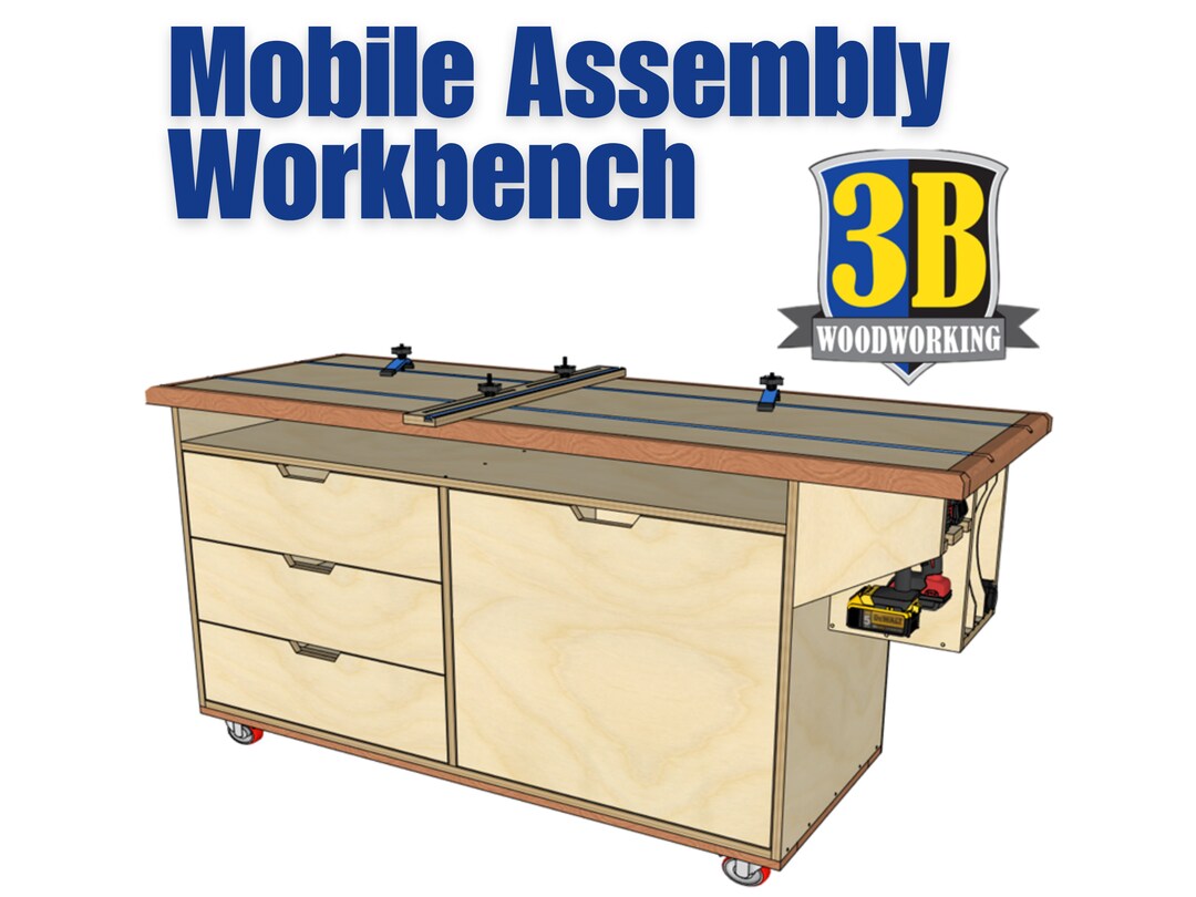 Mobile Assembly Workbench, Compact Workbench, Outfeed Table - Digital ...