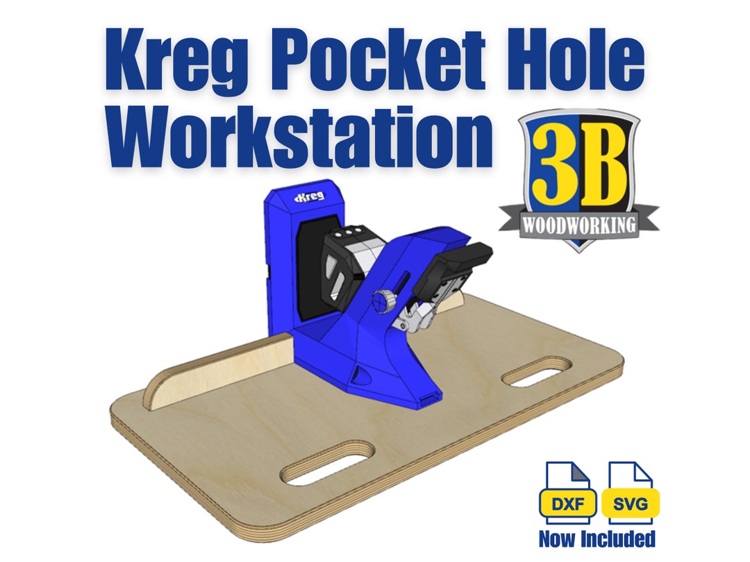 Kreg Pocket Hole Workstation Plans: DIY Woodworking Project (digital ...