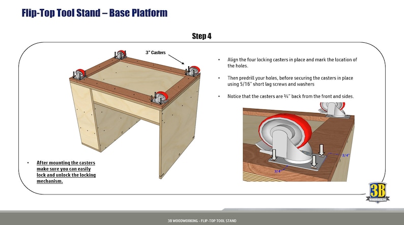Flip-top Tool Stand Build Plans Woodworking Plans - Etsy