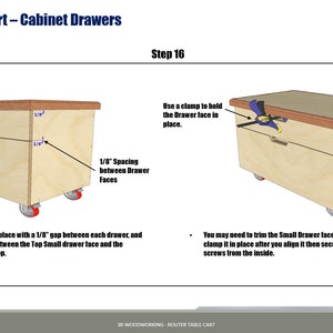 Router Table Cart Build Plans: DIY Woodworking Project (digital ...