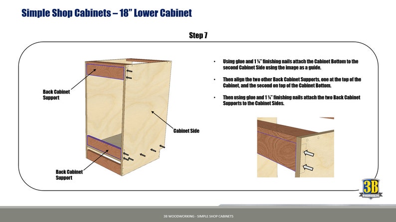 Simple Shop Cabinet Plans - Woodworking Plans: DIY Garage Storage (PDF ...