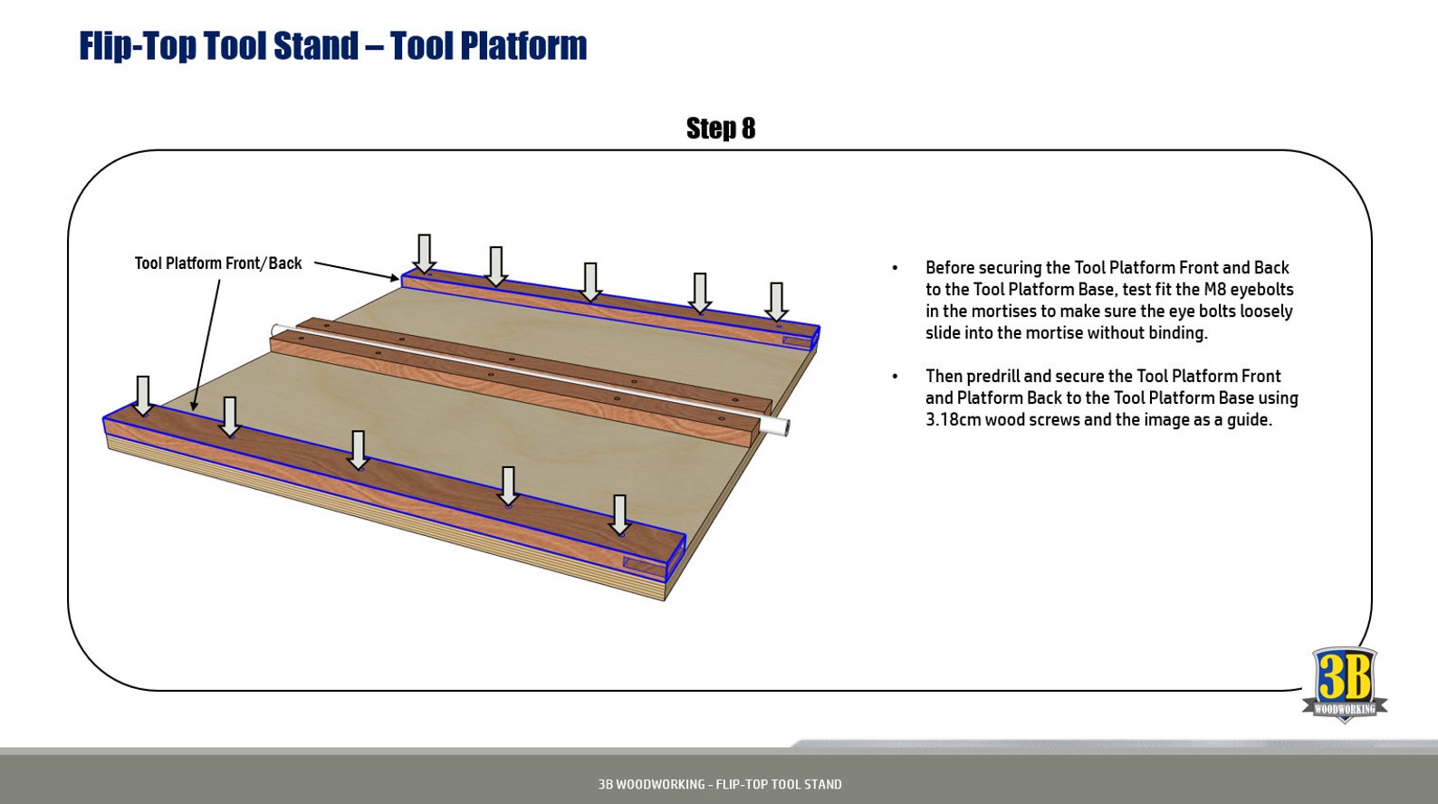 Flip Top Tool Stand Metric Build Plans: Woodworking DIY (digital ...