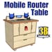 Mobile Router Table Woodworking Plans: DIY Shop Project (digital ...