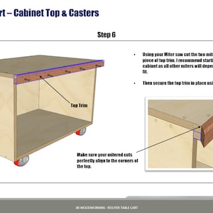 Router Table Cart Build Plans: DIY Woodworking Project (digital ...