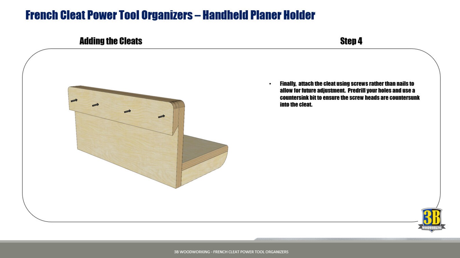 French Cleat Power Tool Organizers Metric Build Plans / - Etsy