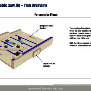 Table Saw Jig Bundle - Woodworking Plans / CNC Files / Build Plans - Etsy