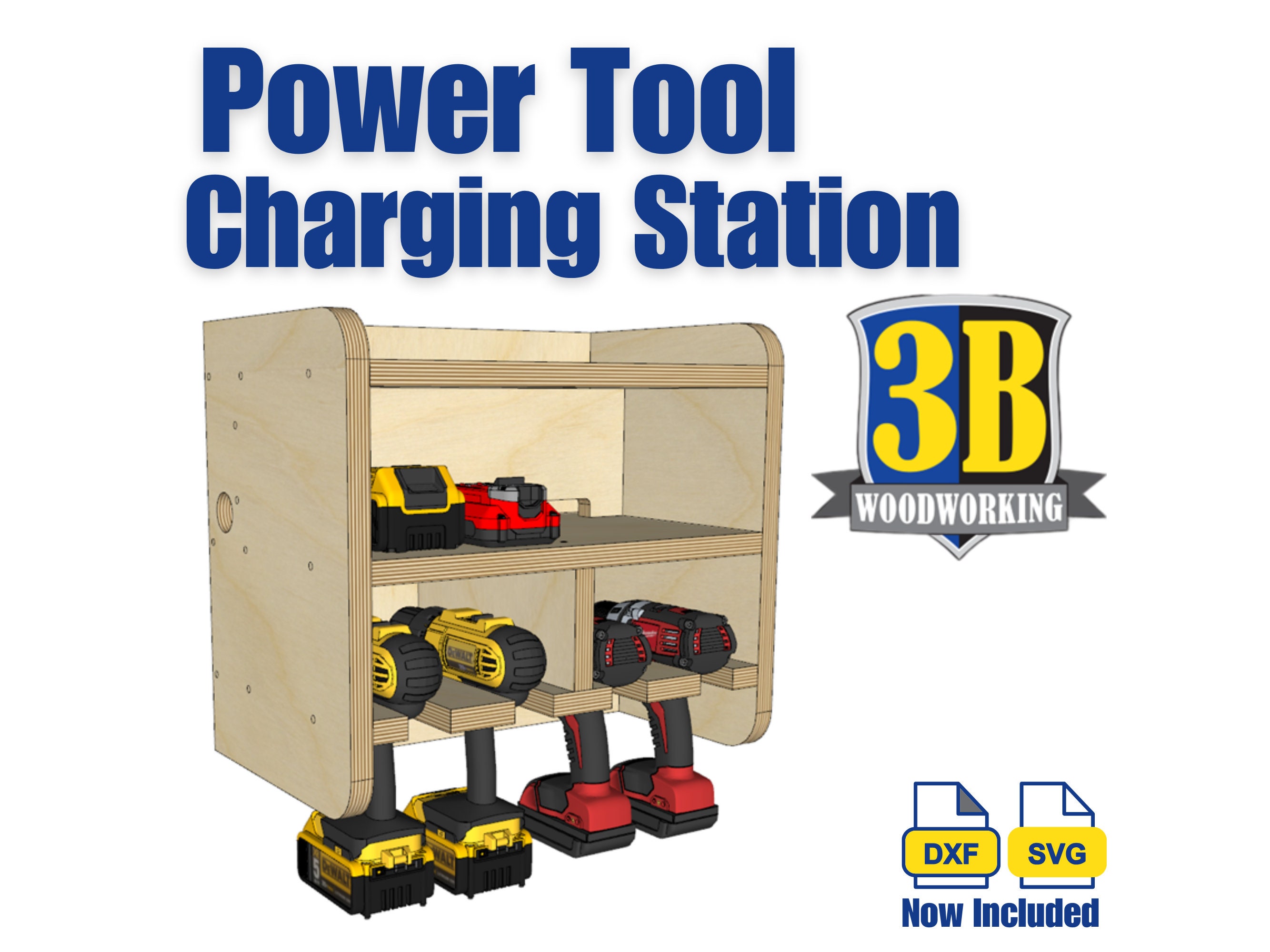 Cordless Tool Charging Station For Plans DIY Drill Charging Station