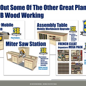 Mobile Router Table Build Plans Woodworking Plans DIY - Etsy