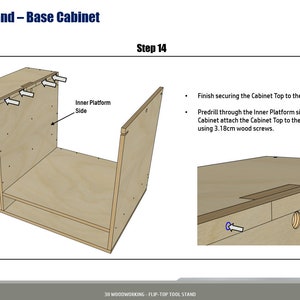 Flip Top Tool Stand Metric Build Plans: Woodworking DIY (digital ...