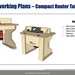 Compact Router Table Build Plans: DIY Woodworking Project (CNC Files ...