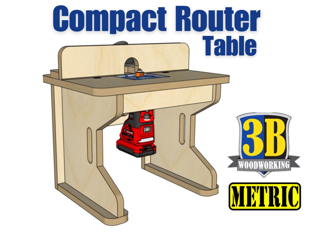 Compact Router Table Metric Build Plans: DIY Woodworking Project ...