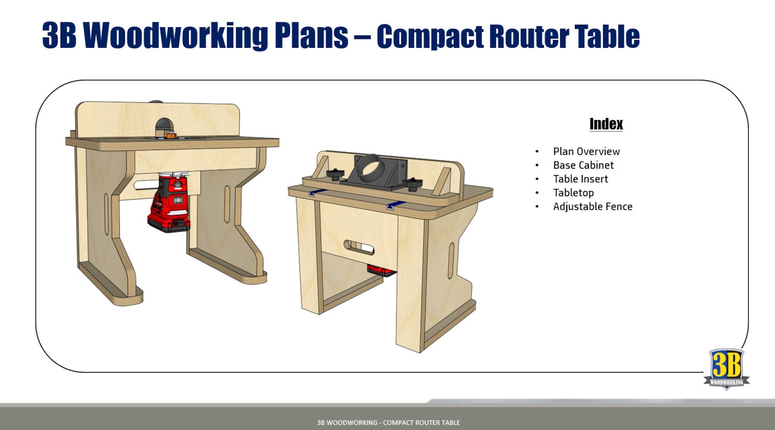 Compact Router Table Metric Build Plans: DIY Woodworking Project ...