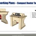 Compact Router Table Metric Build Plans: DIY Woodworking Project ...