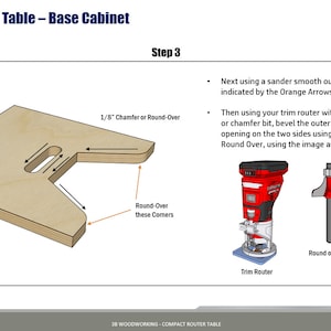 Compact Router Table Build Plans: DIY Woodworking Project (CNC Files ...