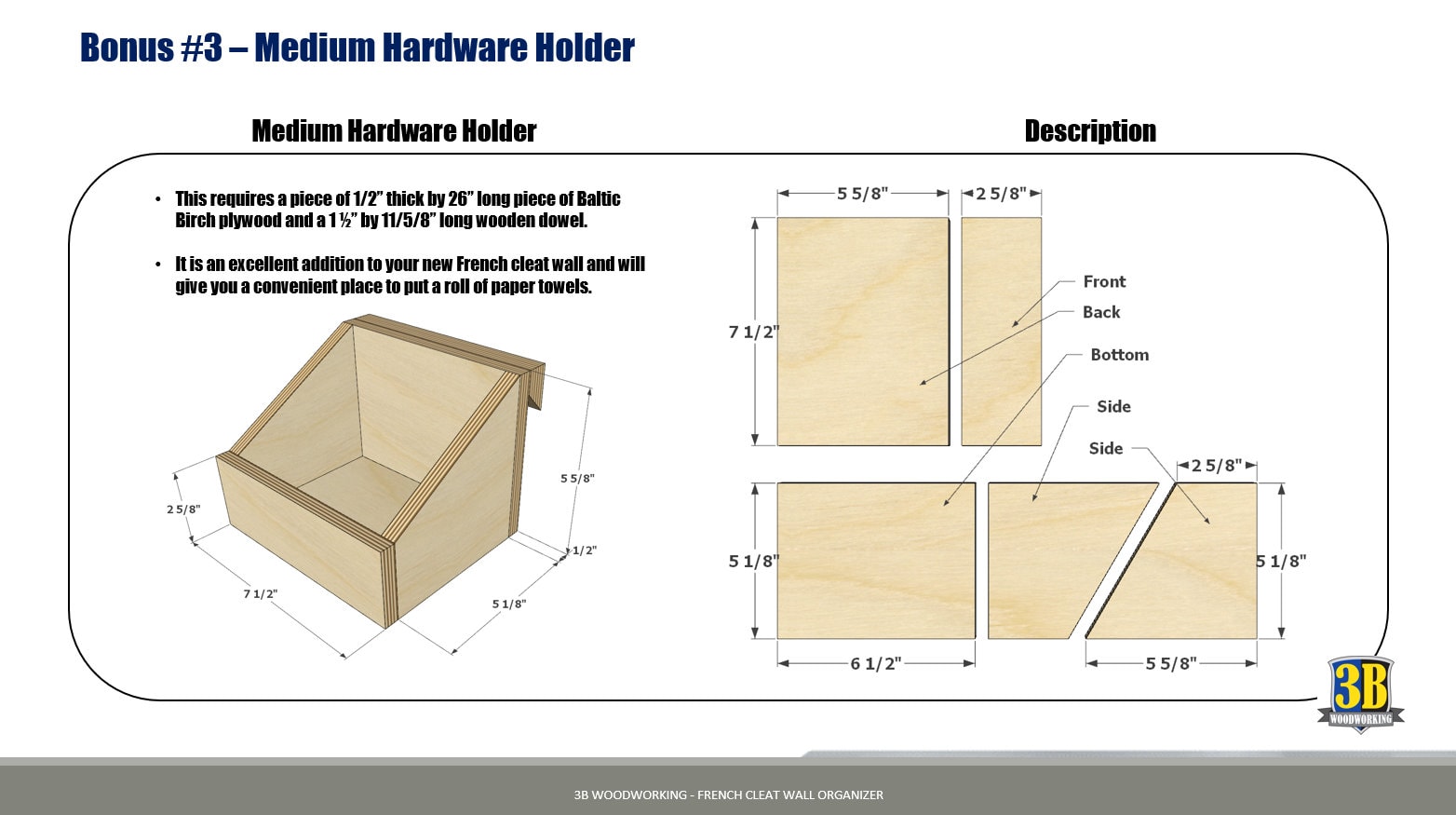 French Cleat Tool Wall Organizer Build Plans Digital Plans - Etsy UK