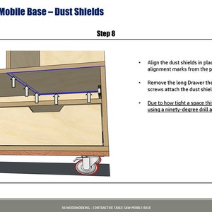 Table Saw Mobile Base Build Plans: DIY Woodworking Workbench (digital ...