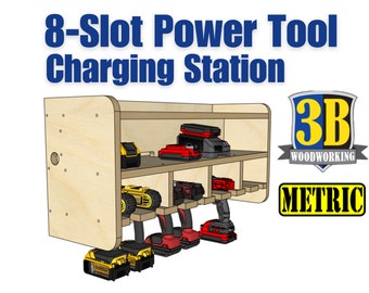 Power Tool Charging Station Build Plans Cordless Drill Holder, Drill ...