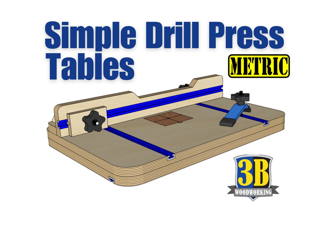 DIY Drill Press Table: Metric Woodworking Plans (digital Download) - Etsy