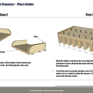French Cleat Pliers Holder - Build Plans | Tool Storage, Handtool ...