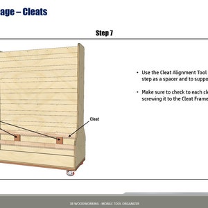 French Cleat Mobile Tool Organizer - Metric Build Plans | Digital Plans ...