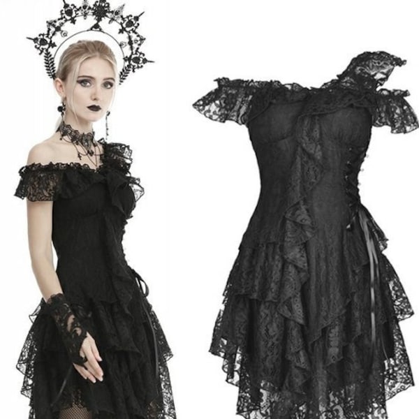 Gothic Lace Dress - Etsy