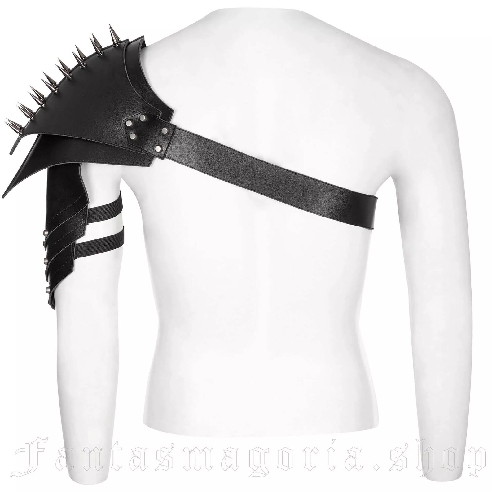 Shoulder Larp Body Leather Gladiator Spiked Harness Armor - Etsy