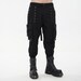 Black Ninja Joggers for Men Streetwear Fashion Dark Pants With - Etsy