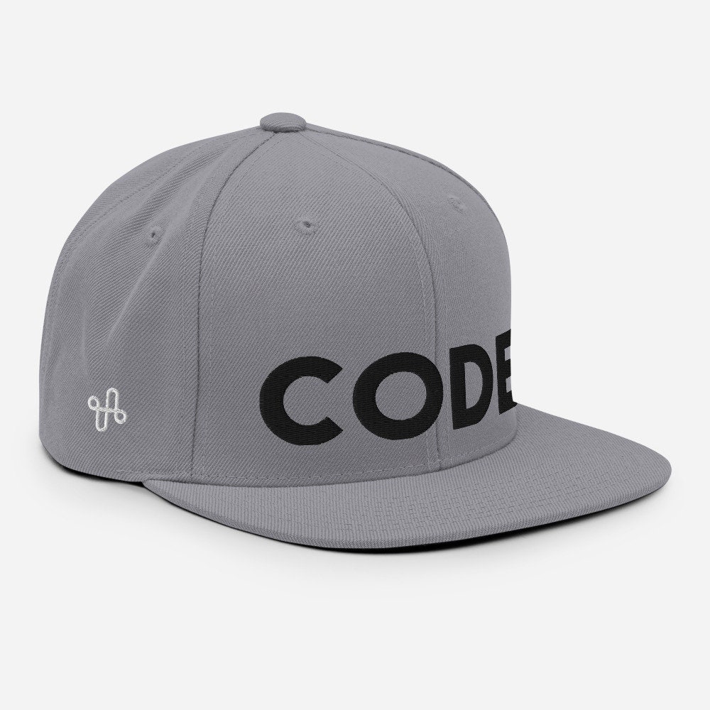 CODE 3d Embroidered Snapback Dev Hat bold Style - Etsy