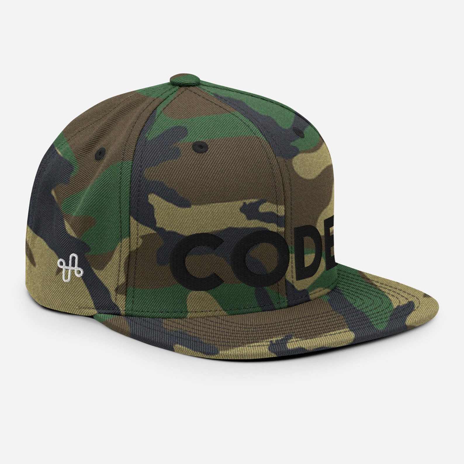 CODE 3d Embroidered Snapback Dev Hat bold Style - Etsy