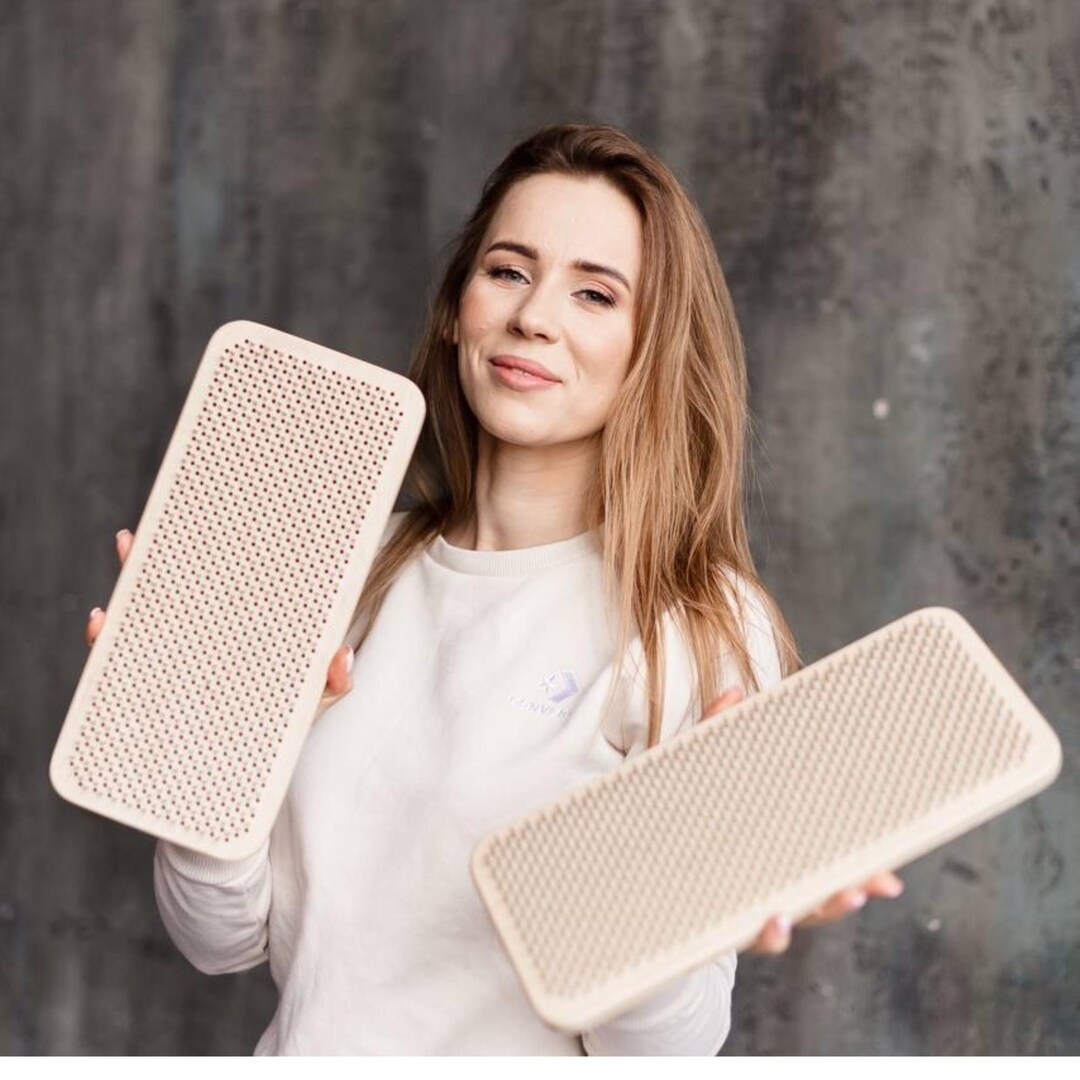 Sadhu Board With Copper Nails: Wood Spiked Acupressure Board - Etsy