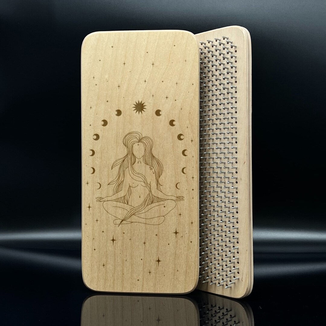 Sadhu Boards, Nail Boards for Foot, Yoga Props, Gift for Yogi, Spiked ...