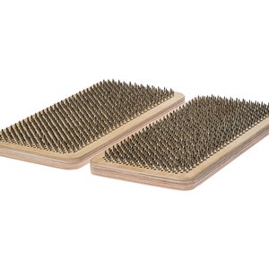 Sadhu Board With Engraving, Sadhu Nail Boards, Standing on Nails ...