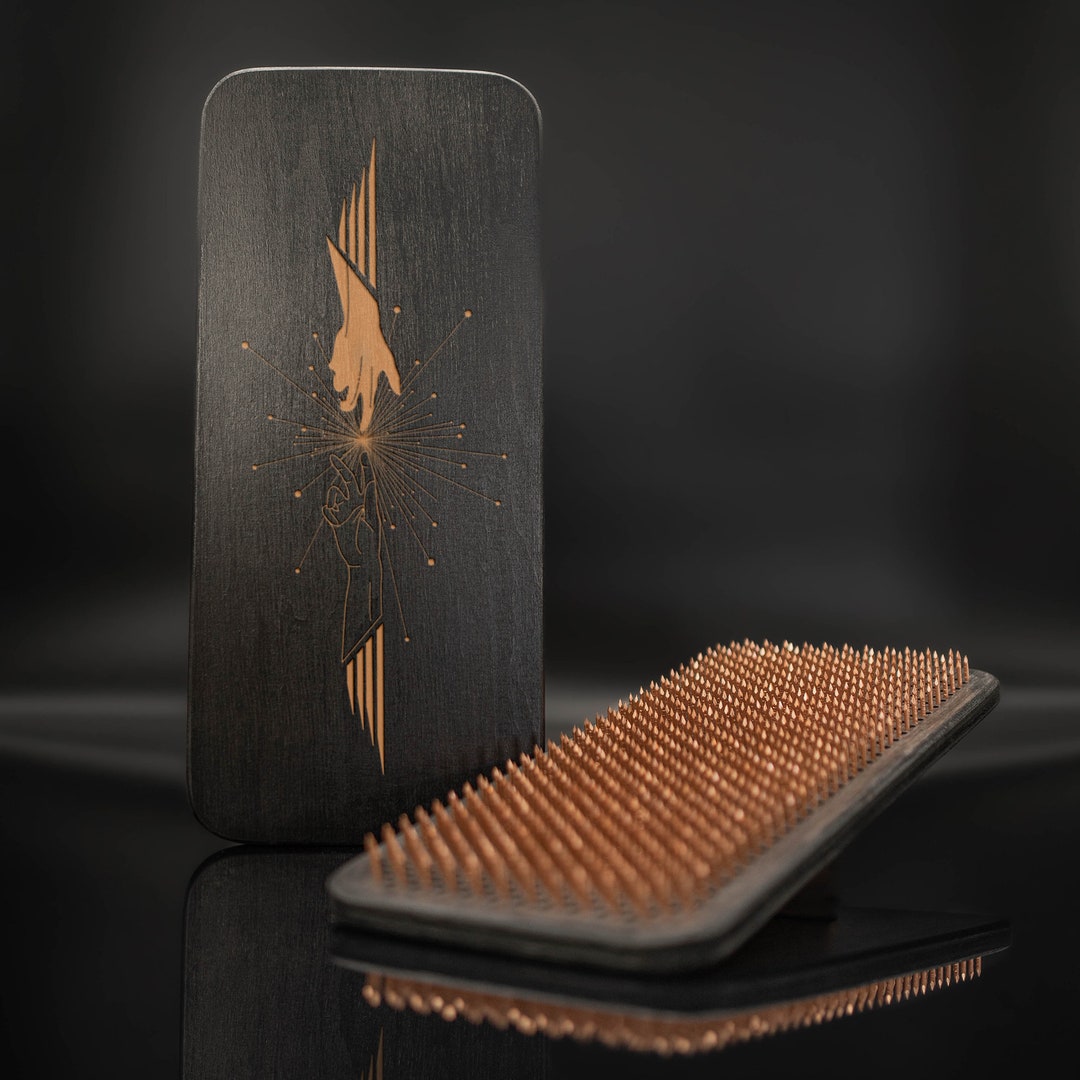 Nagelbrett, Sadhu Board Beginner, Nailboard for Foot, Sadhu Brett, Yoga ...