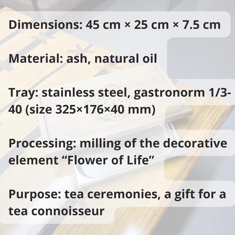 Ironwood Gongfu Tea Tray With Drainage – Handmade Chaban With Sacred ...