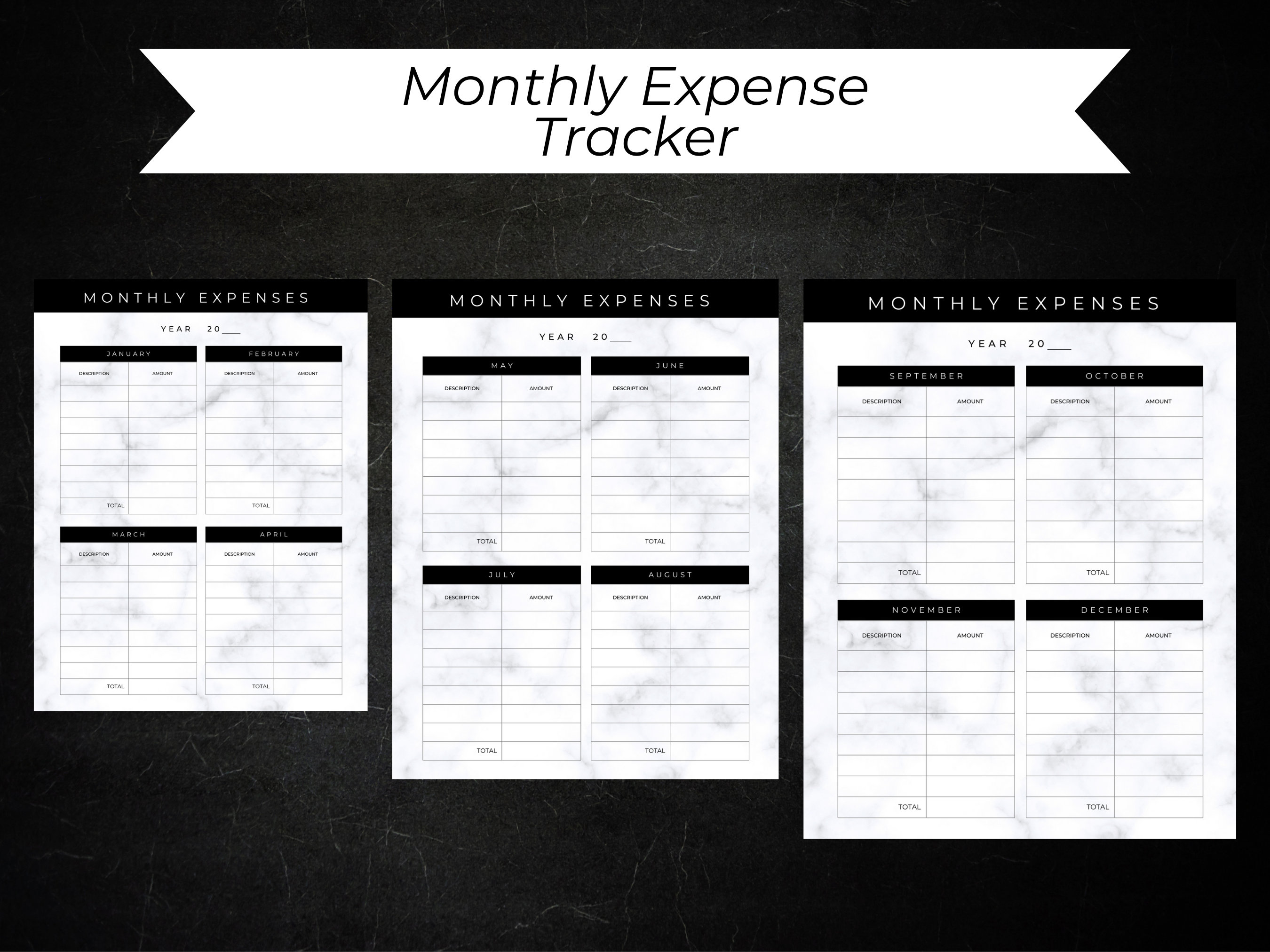 Financial Planner Printable Budget Planner Finance Savings Tracker ...