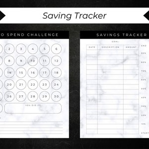 Financial Planner Printable Budget Planner Finance Savings Tracker ...