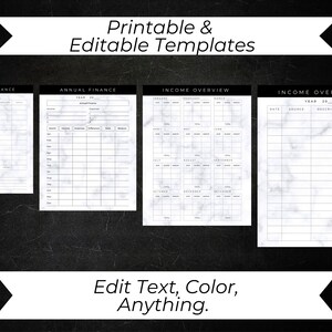 Financial Planner Printable Budget Planner Finance Savings Tracker ...