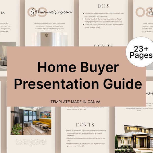 Real Estate Handout Guide - Etsy