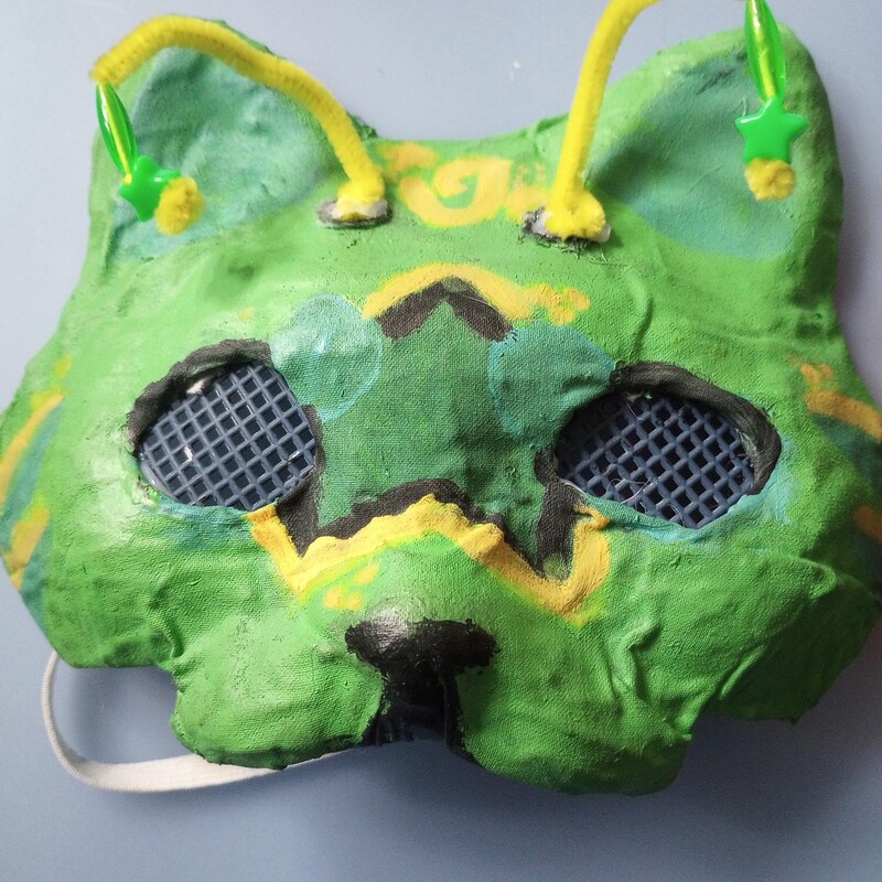 Therian Mask Alien Cat - Etsy